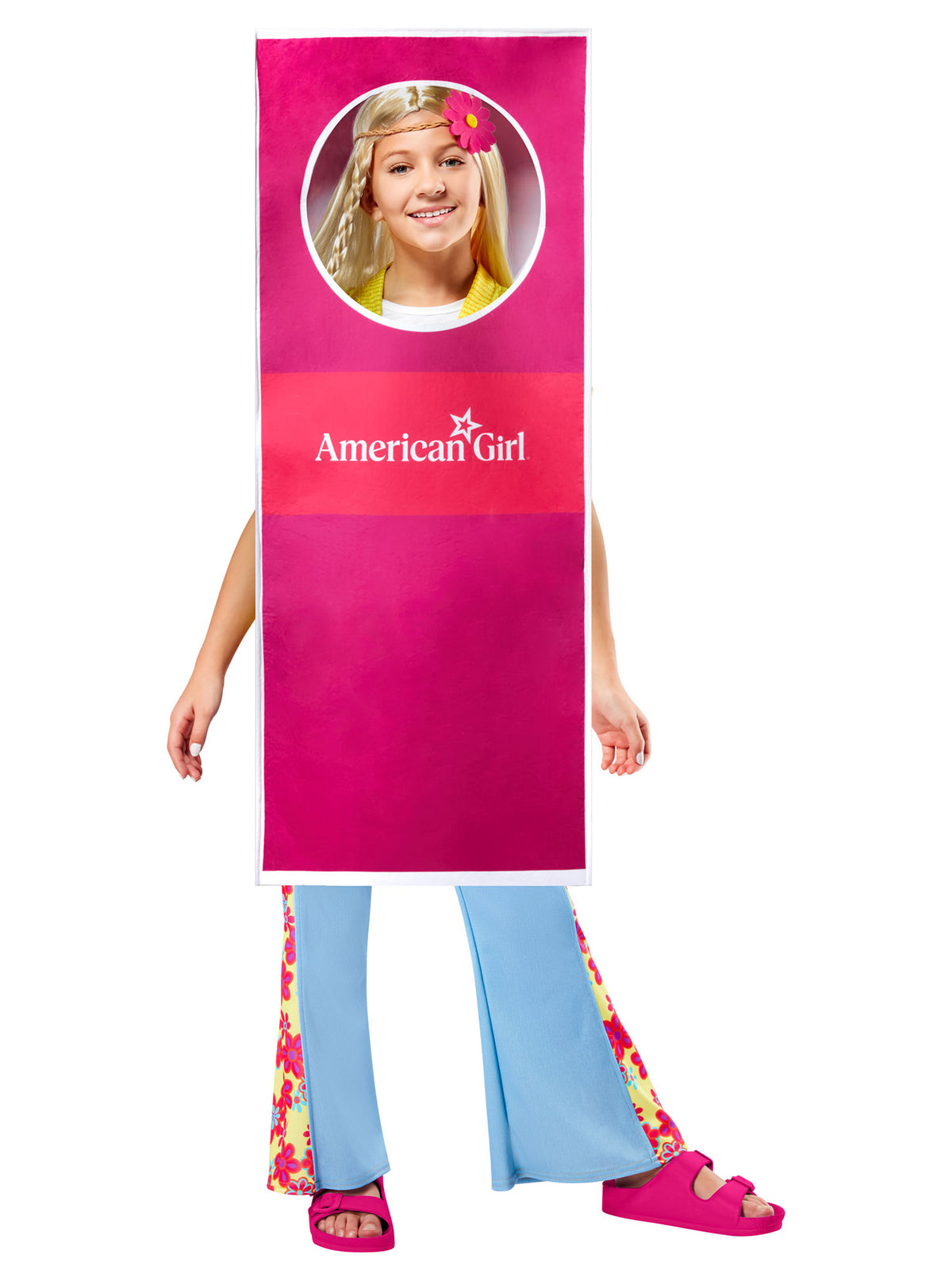 Girls' American Girl Life-Size Doll Box Costume — Costume Super Center