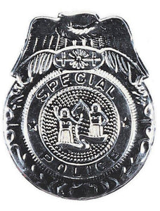 Badge Police Silver — Costume Super Center
