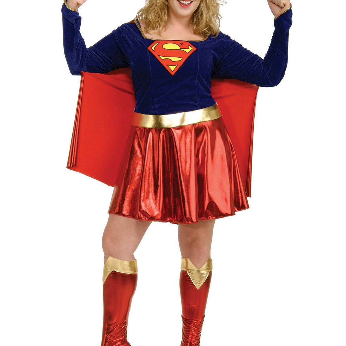 Supergirl Adult Plus Costume — Costume Super Center