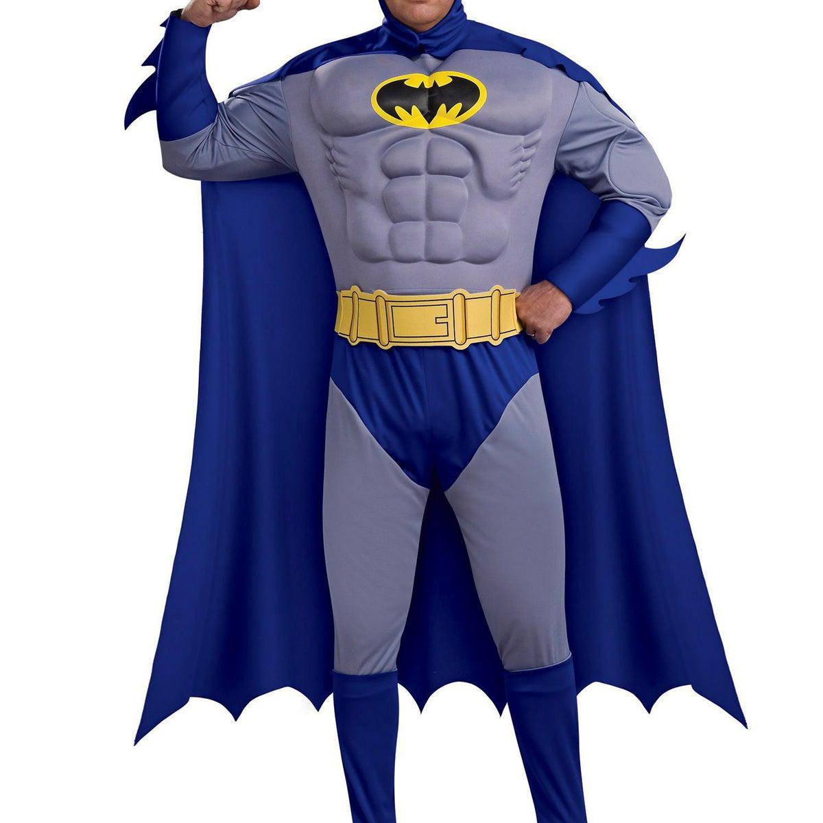 Batman Brave & Bold Deluxe Muscle Chest Adult Plus Costume — Costume ...