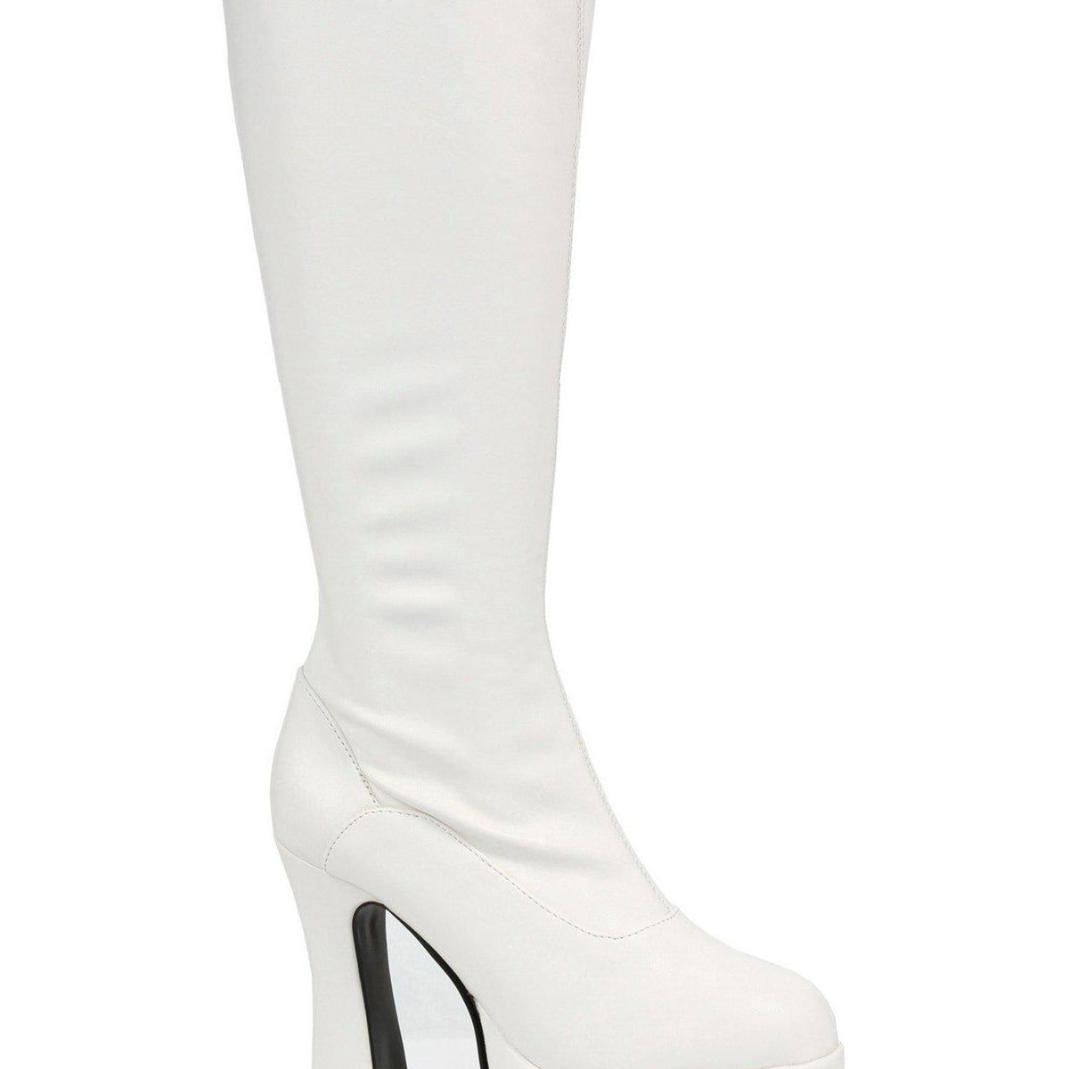 ChaCha (White) Adult Boots — Costume Super Center
