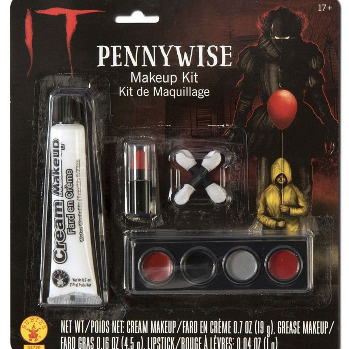 2017 Movie Pennywise Makeup Kit — Costume Super Center