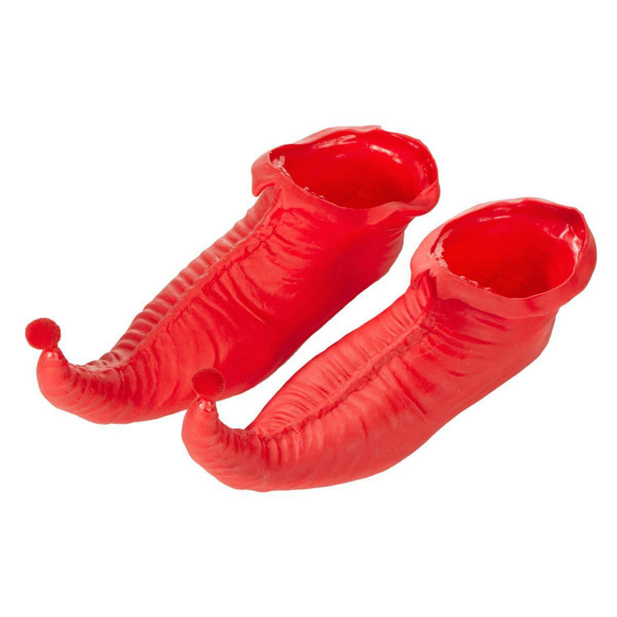 Adult Red Elf Shoes — Costume Super Center