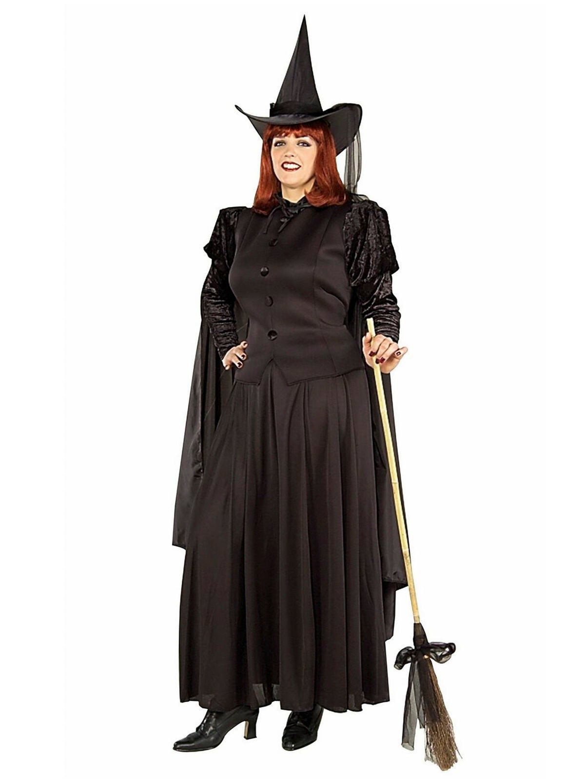 Womens Plus Size Classic Witch Costume — Costume Super Center