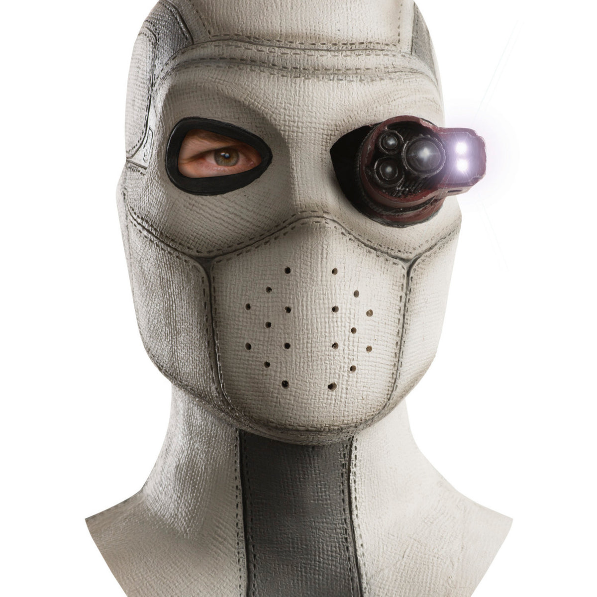 Adult Deadshot Light-Up Latex Mask — Costume Super Center