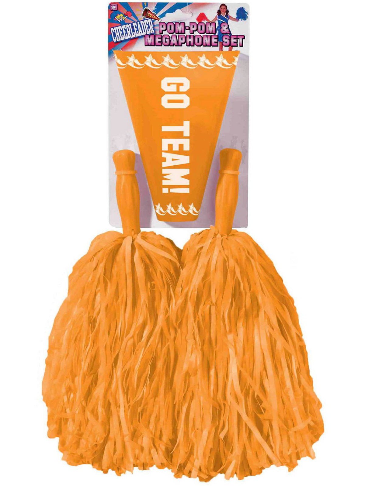 Girl's Orange Cheerleader Kit — Costume Super Center