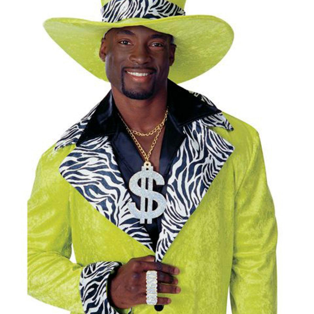 Pimp Dollar Sign Necklace — Costume Super Center