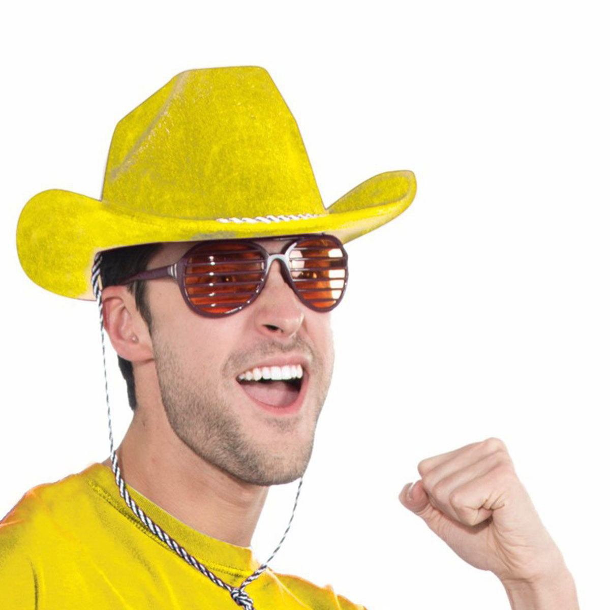 Deluxe Yellow Cowboy Hat — Costume Super Center