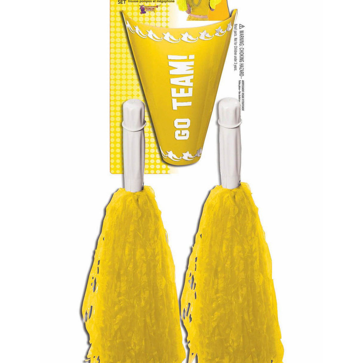 Girl's Yellow Cheerleader Kit — Costume Super Center
