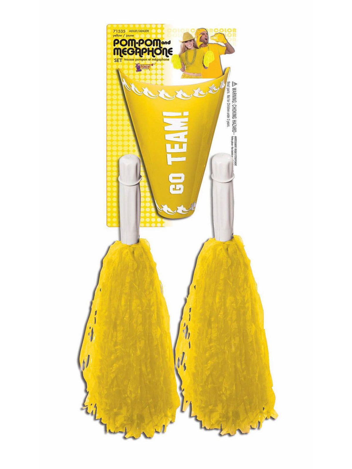 Girl's Yellow Cheerleader Kit — Costume Super Center