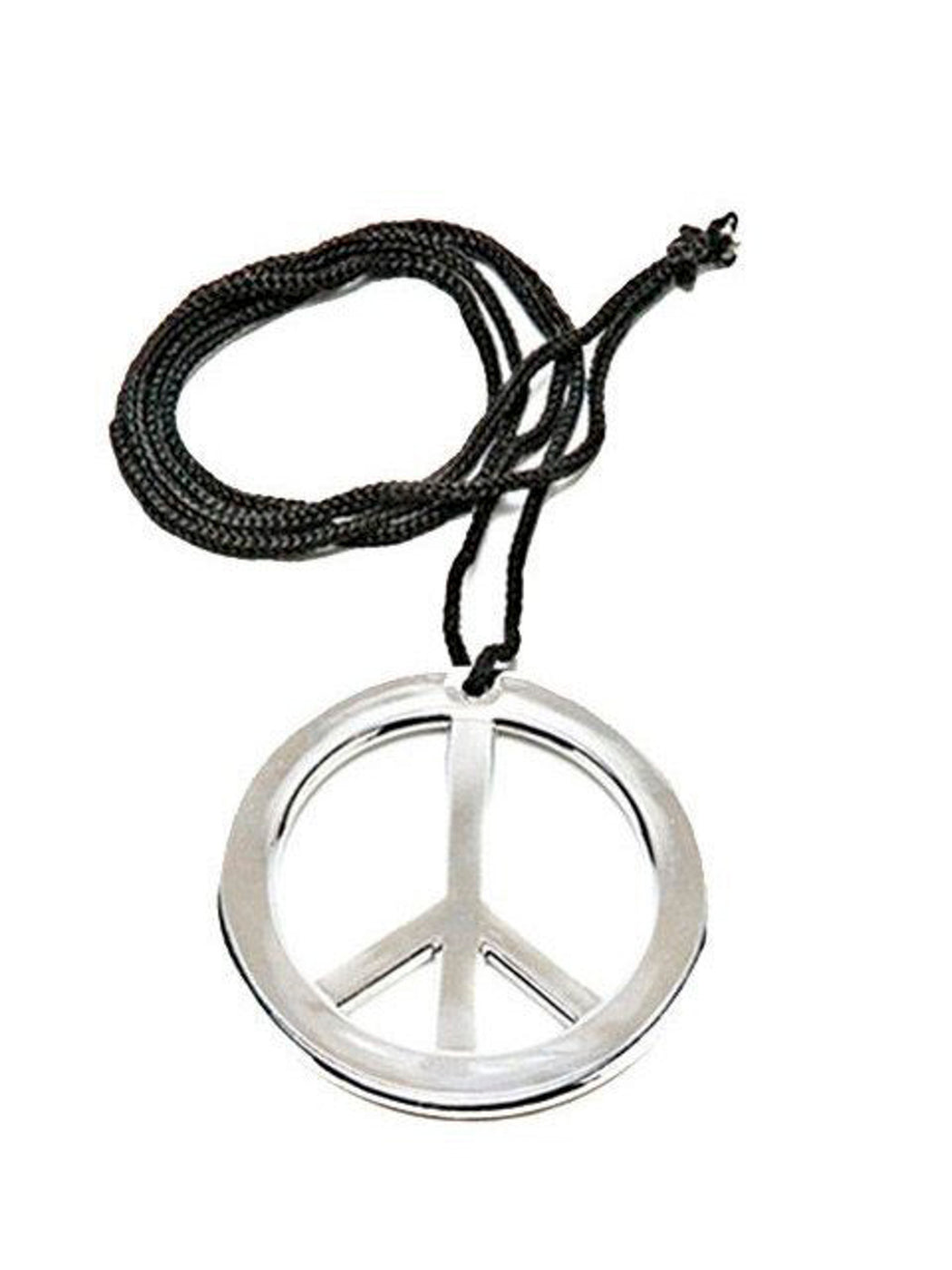 Jumbo Metal Peace Necklace — Costume Super Center