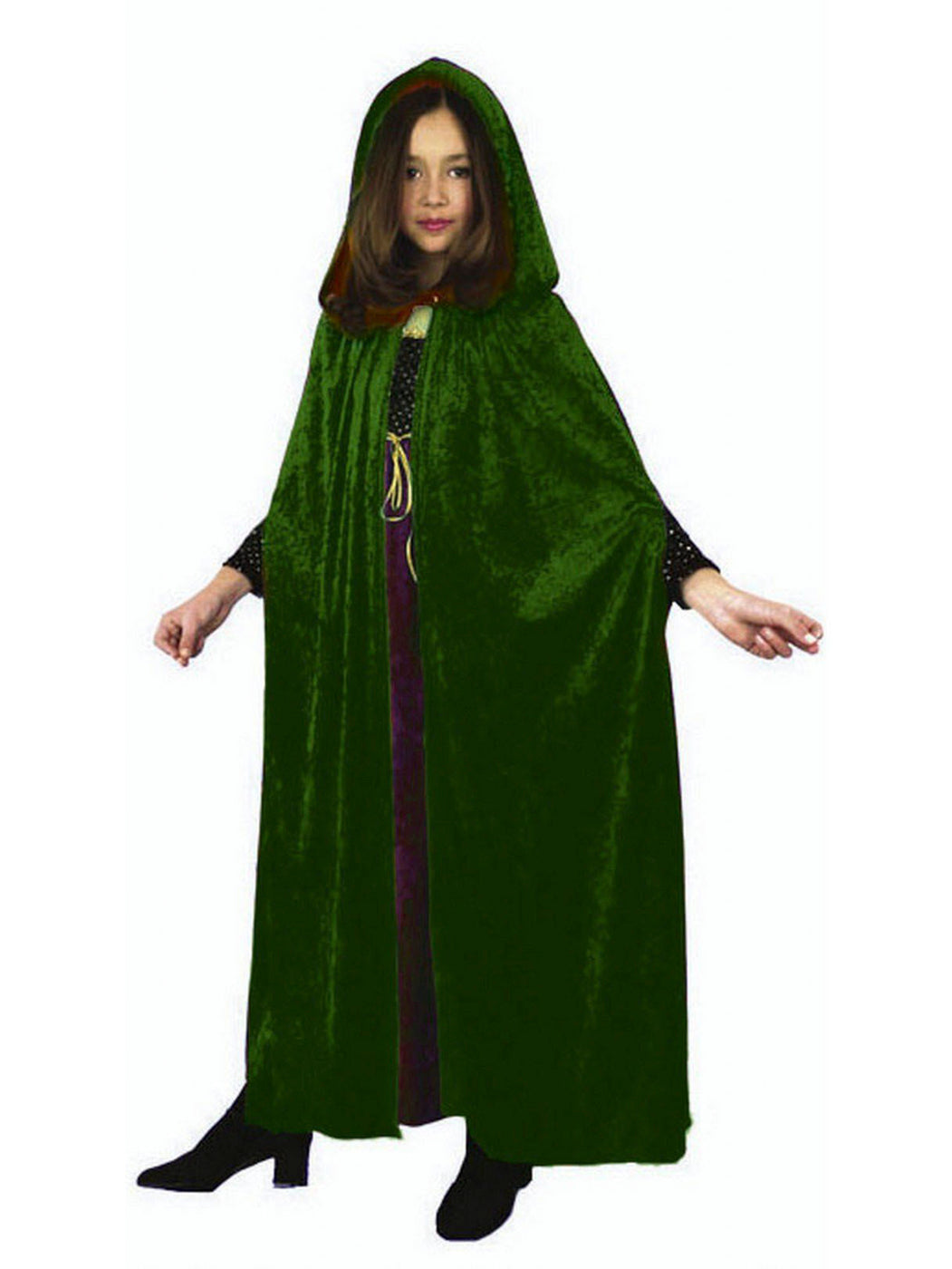 Velvet Childrens Unisex Vampire Cloak — Costume Super Center