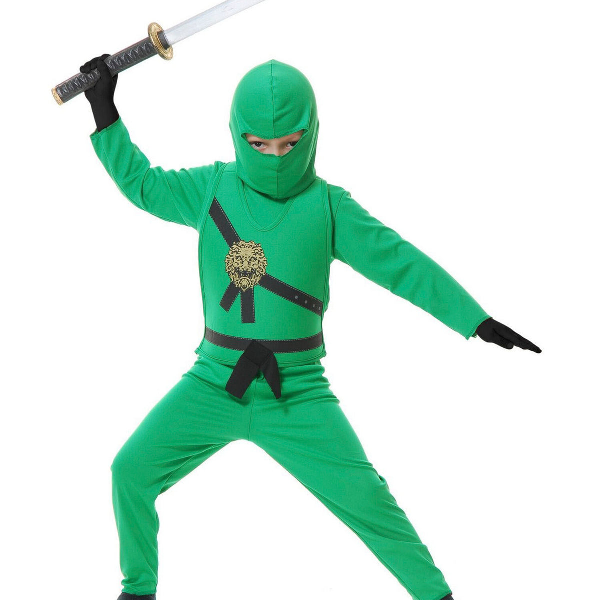 Child's Jade Ninja Avenger Costume - Series I — Costume Super Center