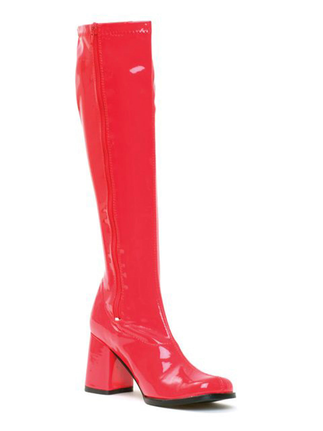 Red Patent Gogo Boot Adult — Costume Super Center