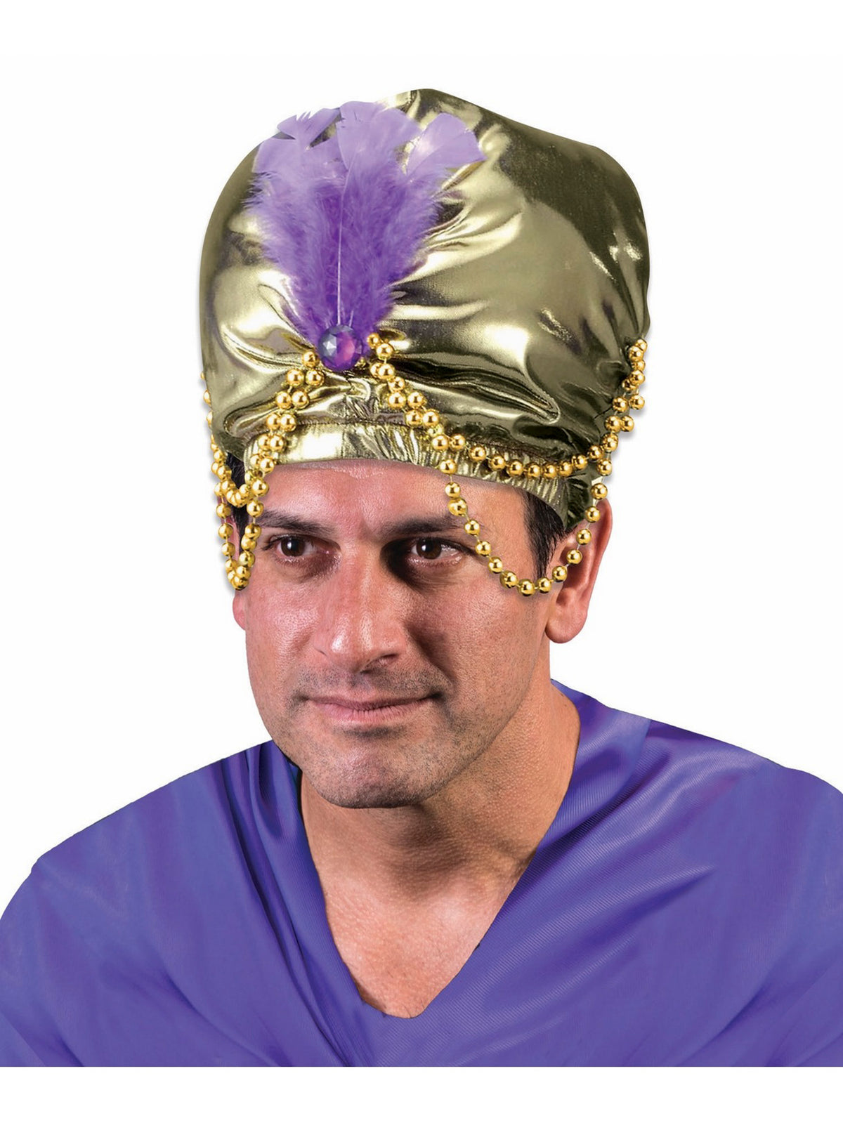 The Arabian Night Era: Sultan Turban with Bead Trim — Costume Super Center