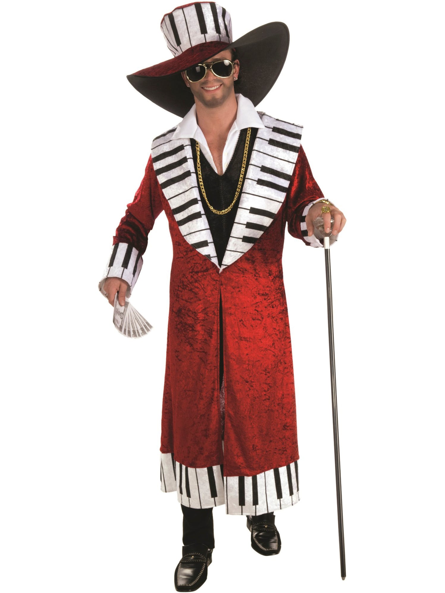 Mens Piano Playa Pimp Costume — Costume Super Center