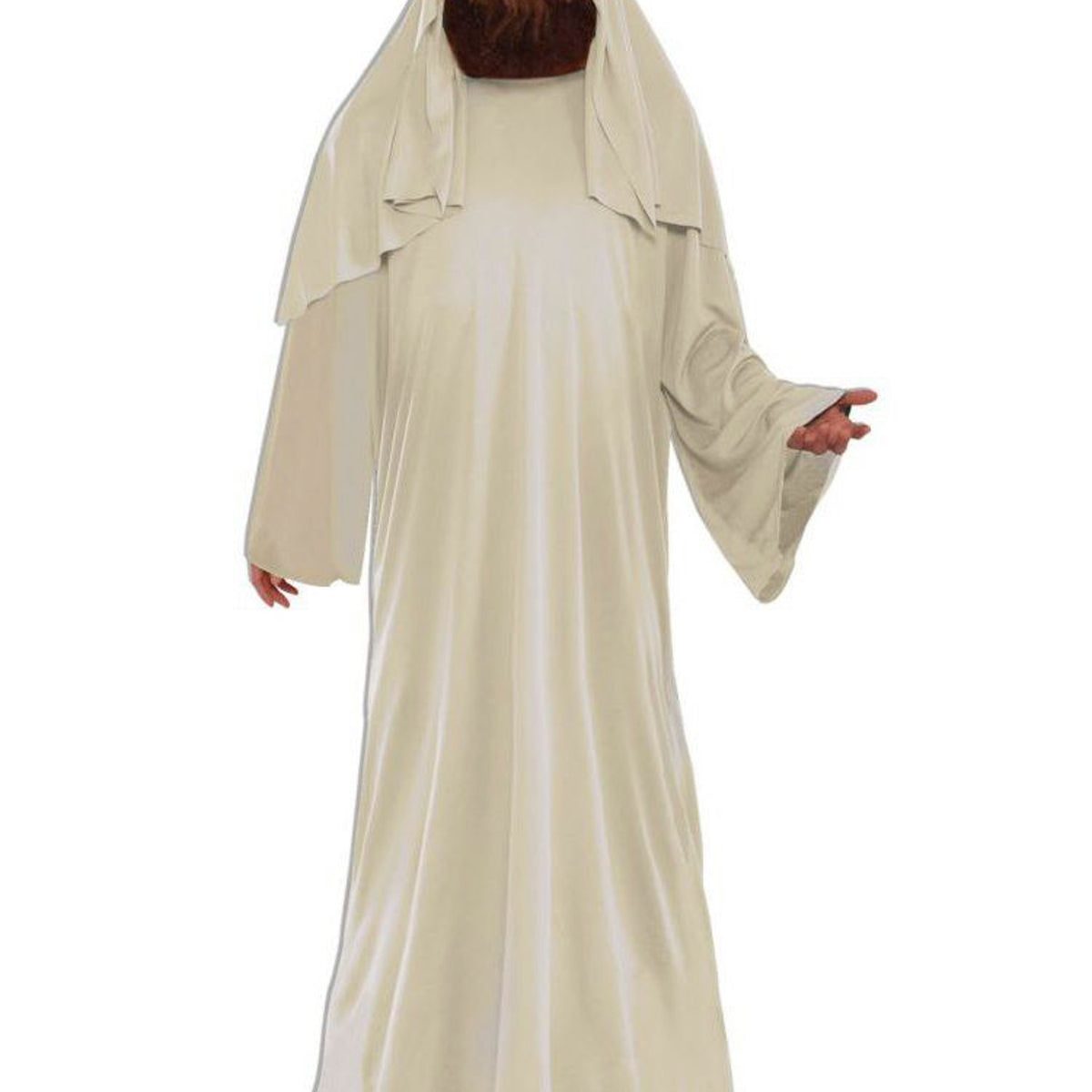 Men's Ivory Biblical Robe with Headdress Costume — Costume Super Center