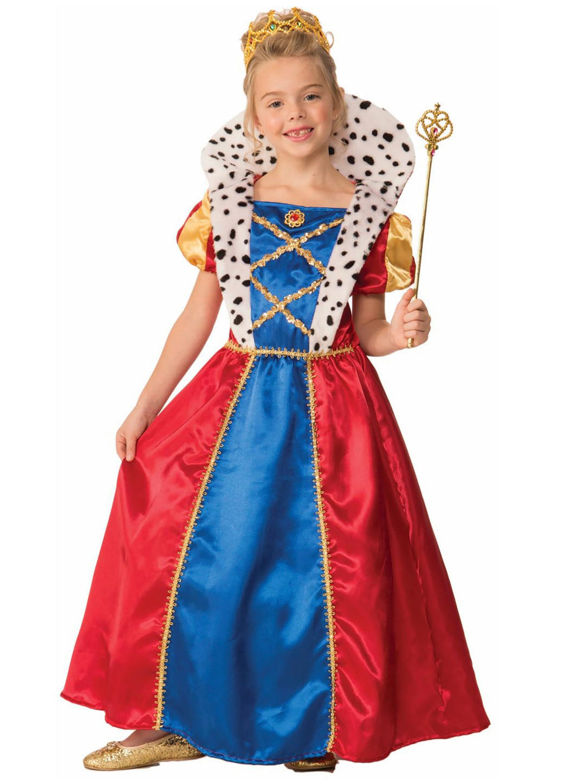 Girls Royal Queen Costume — Costume Super Center