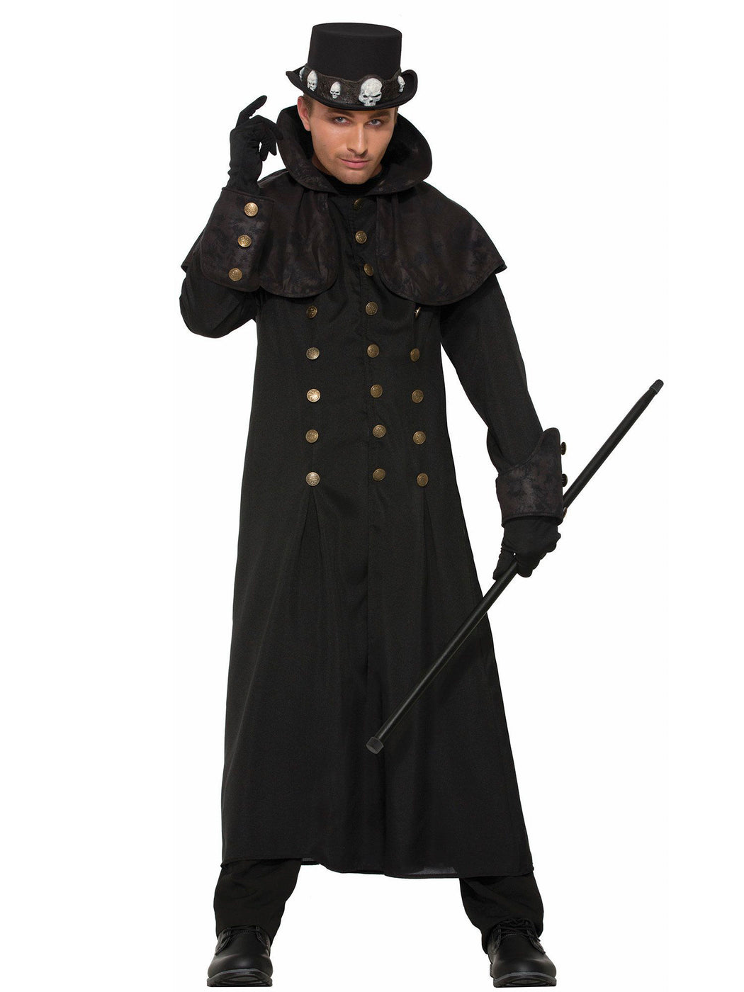 Mens Warlock Coat Costume — Costume Super Center