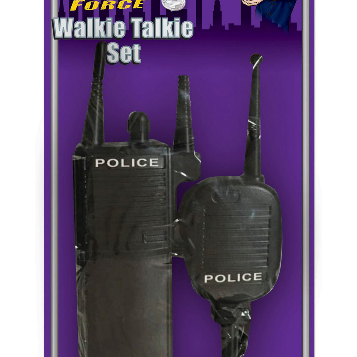Police Officer Walkie Talkie Set — Costume Super Center