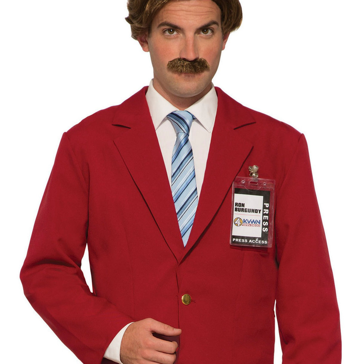 Anchorman Wig & Moustache — Costume Super Center