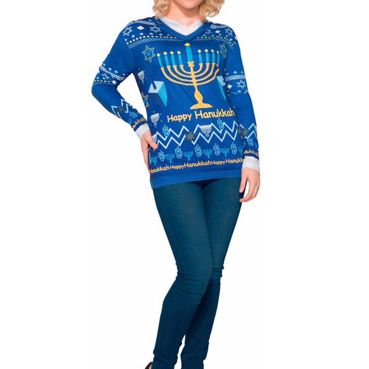 Mens Chanukah Sweater — Costume Super Center