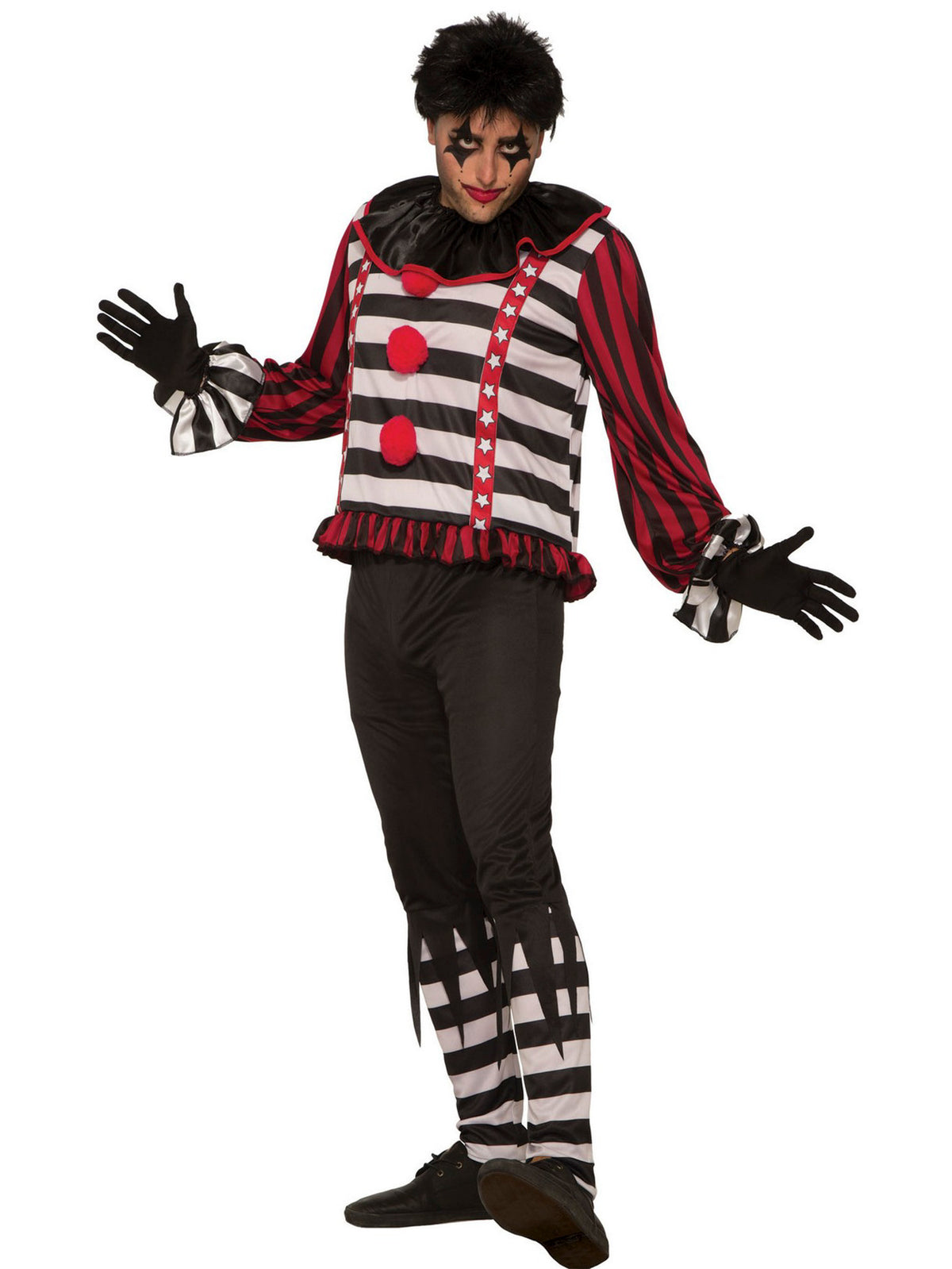 Mr. Mayhem Male Clown Mens Costume — Costume Super Center