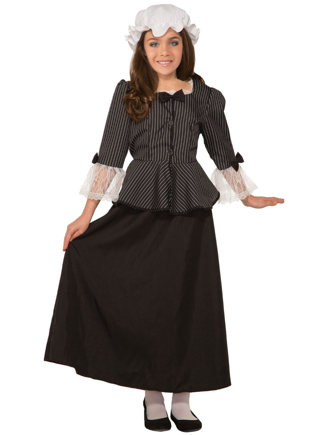 Girl's First Lady Martha Washington Costume — Costume Super Center