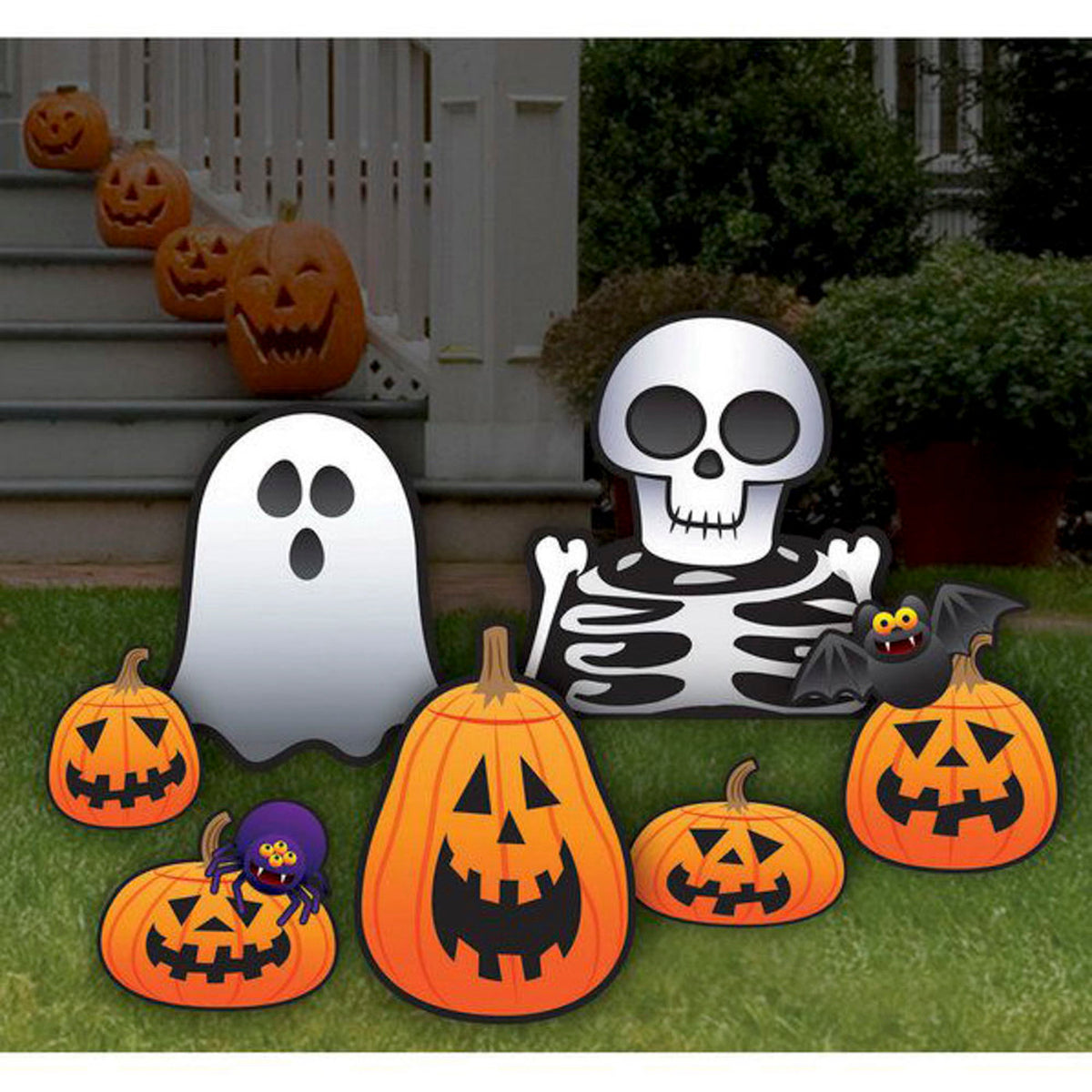 Seven Piece Haunted Halloween Set — Costume Super Center