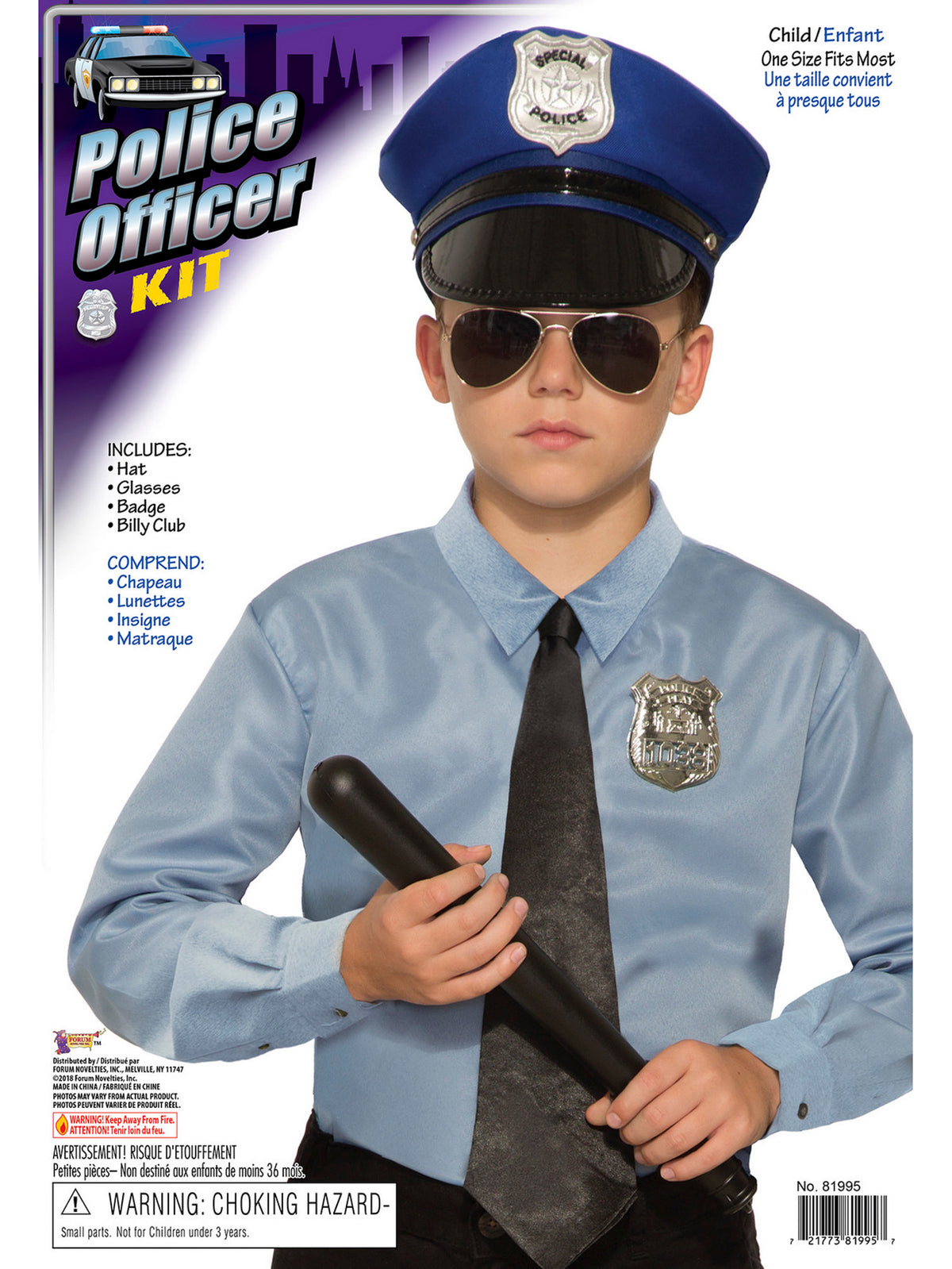 Police Officer Child Kit — Costume Super Center