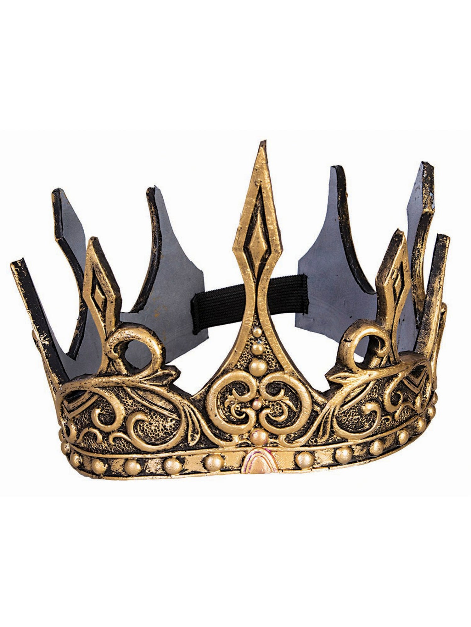 Foam Gold Crown Accessory — Costume Super Center