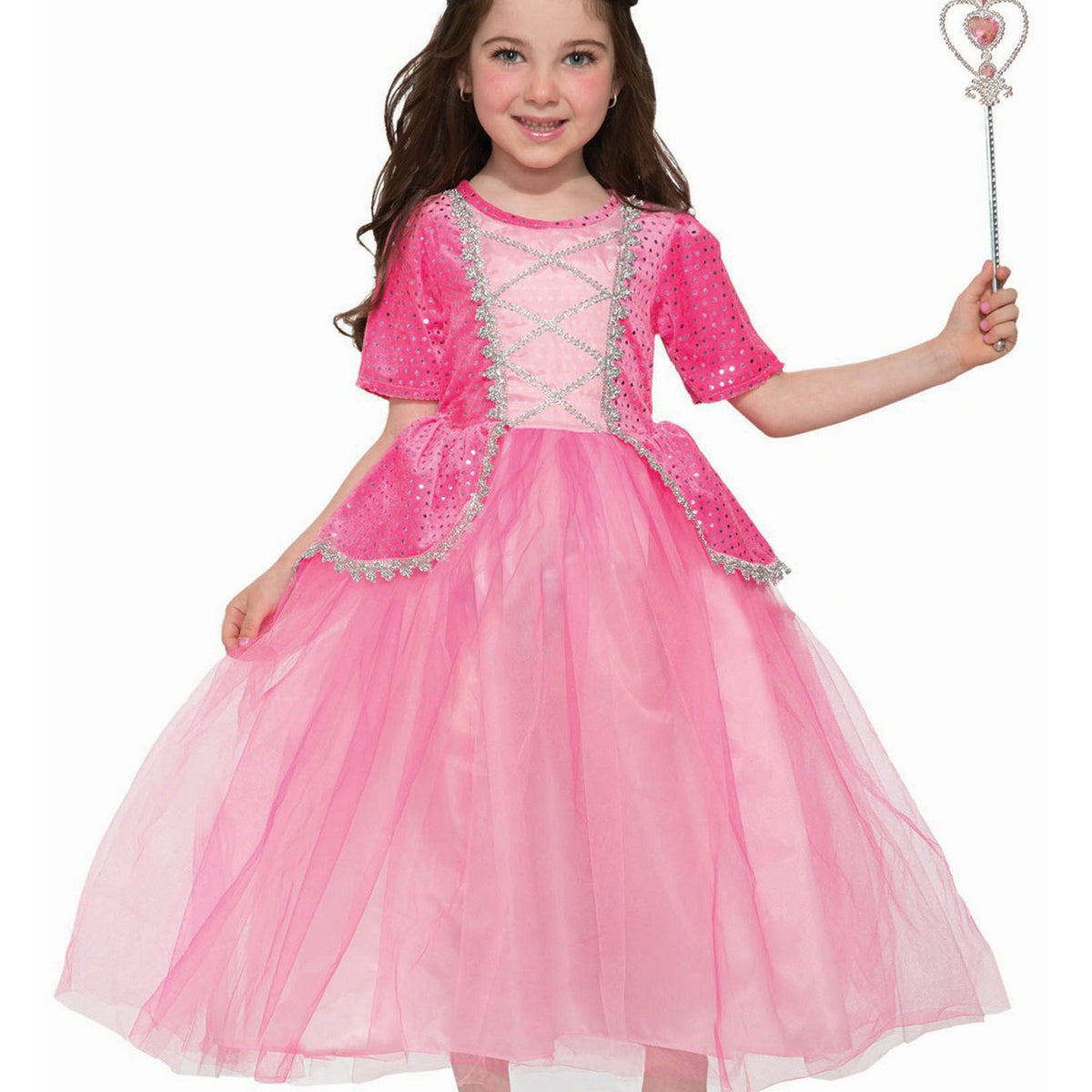 Silver Rose Princess Costume for Girls — Costume Super Center