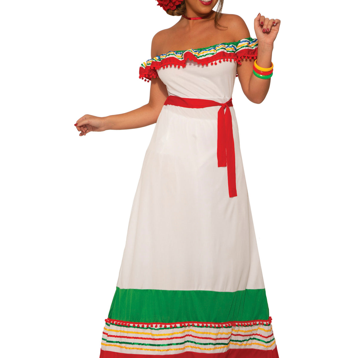 Women's Fiesta Party Dress — Costume Super Center