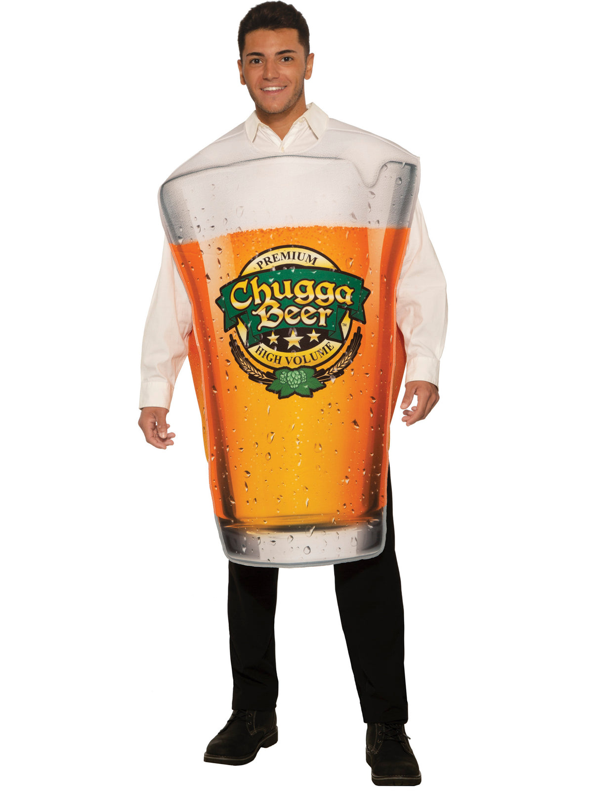 Adult Glass Of Beer Costume — Costume Super Center