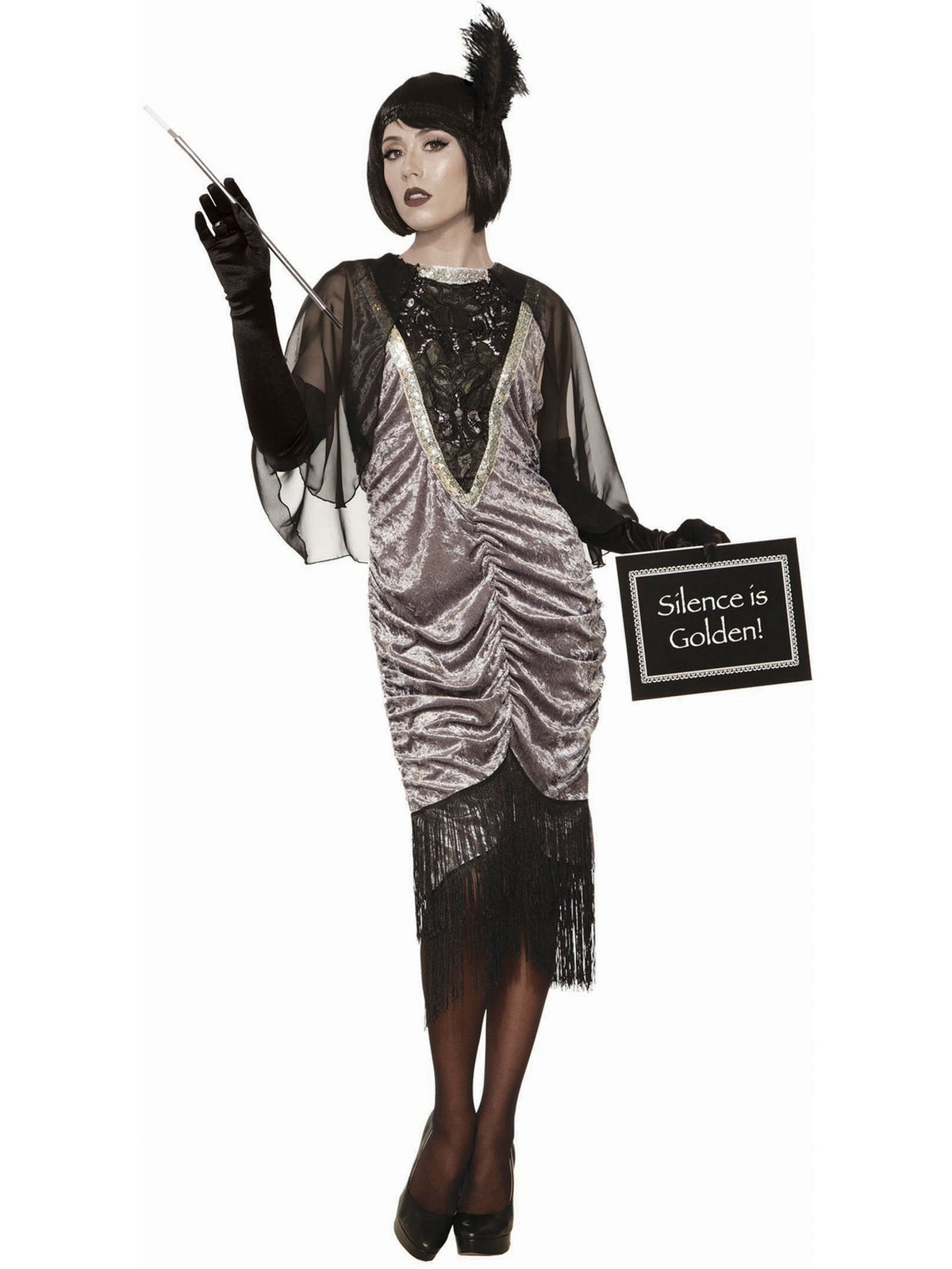 Silent Movie Flapper Costume for Women — Costume Super Center
