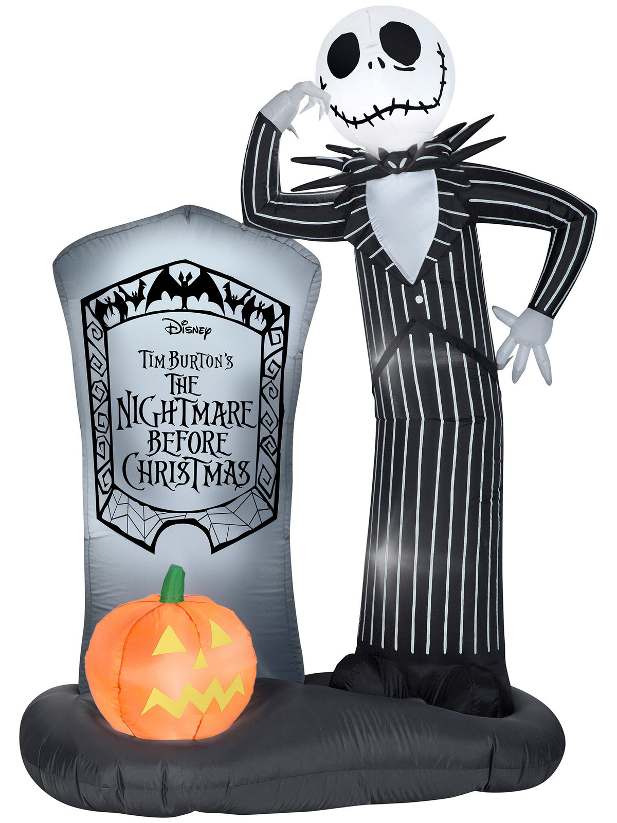 6 Ft. Airblown Inflatable The Nightmare Before Christmas Jack & Tombst ...