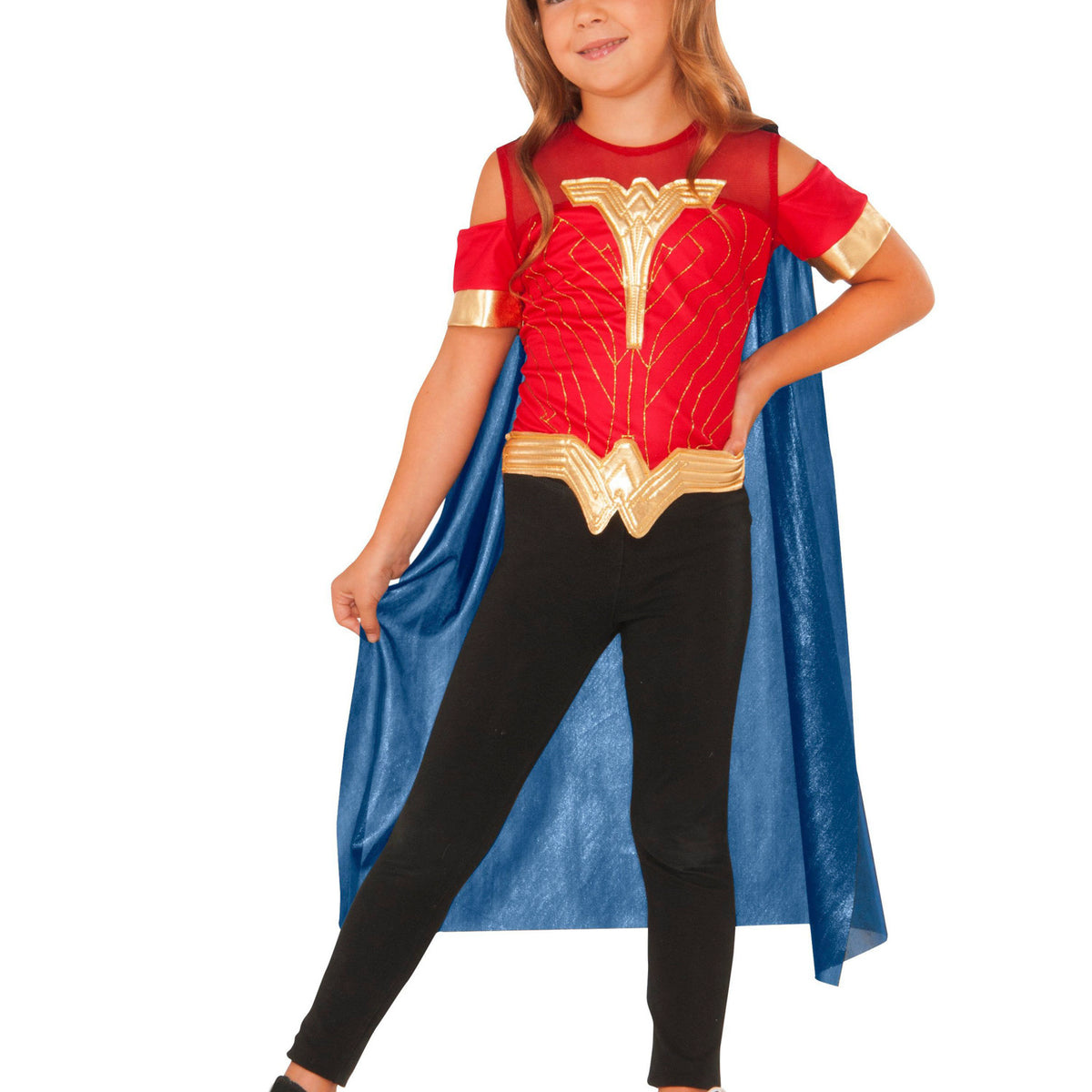 Girls Wonder Woman Costume Top Set — Costume Super Center