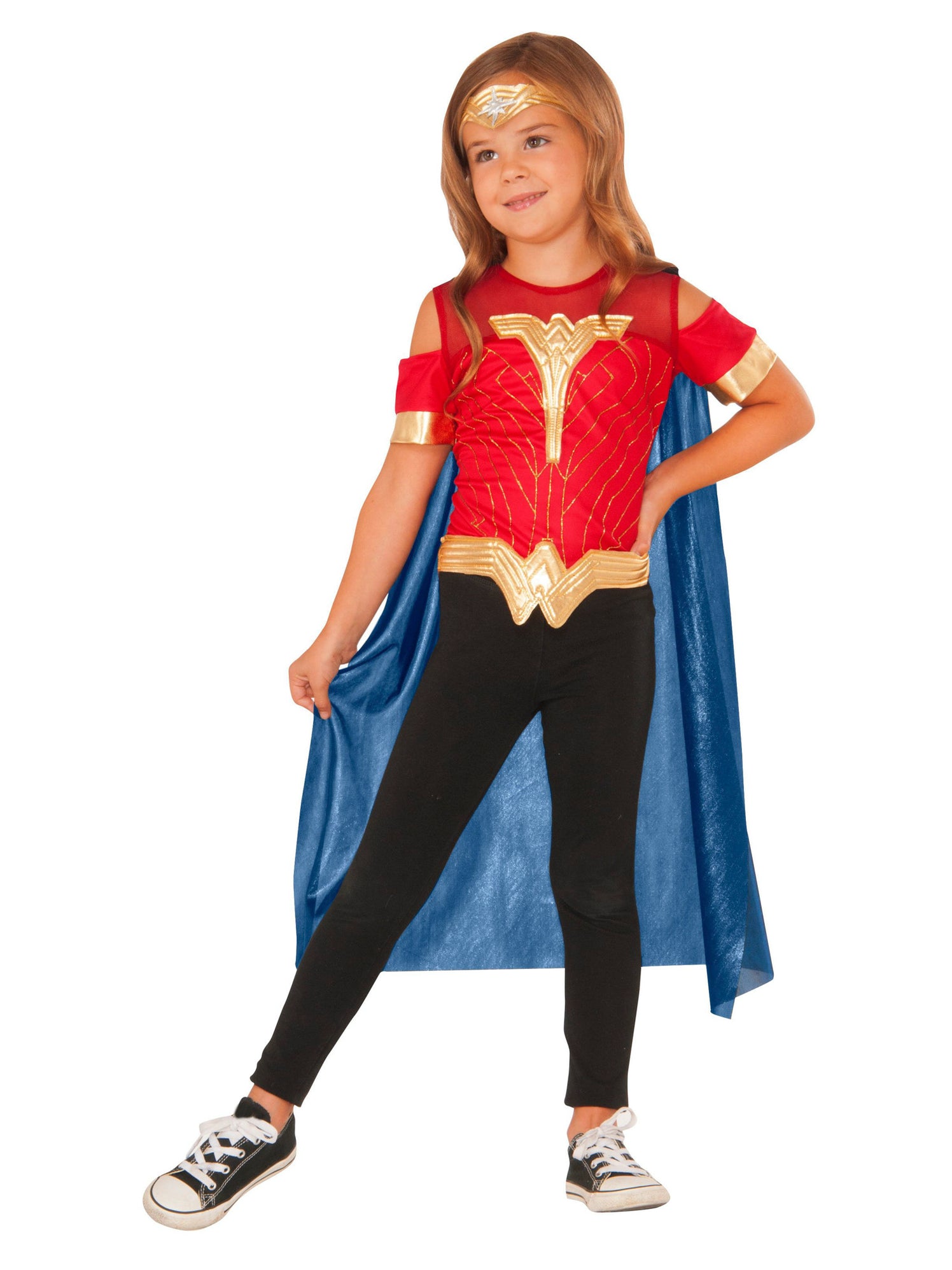 Girls Wonder Woman Costume Top Set — Costume Super Center