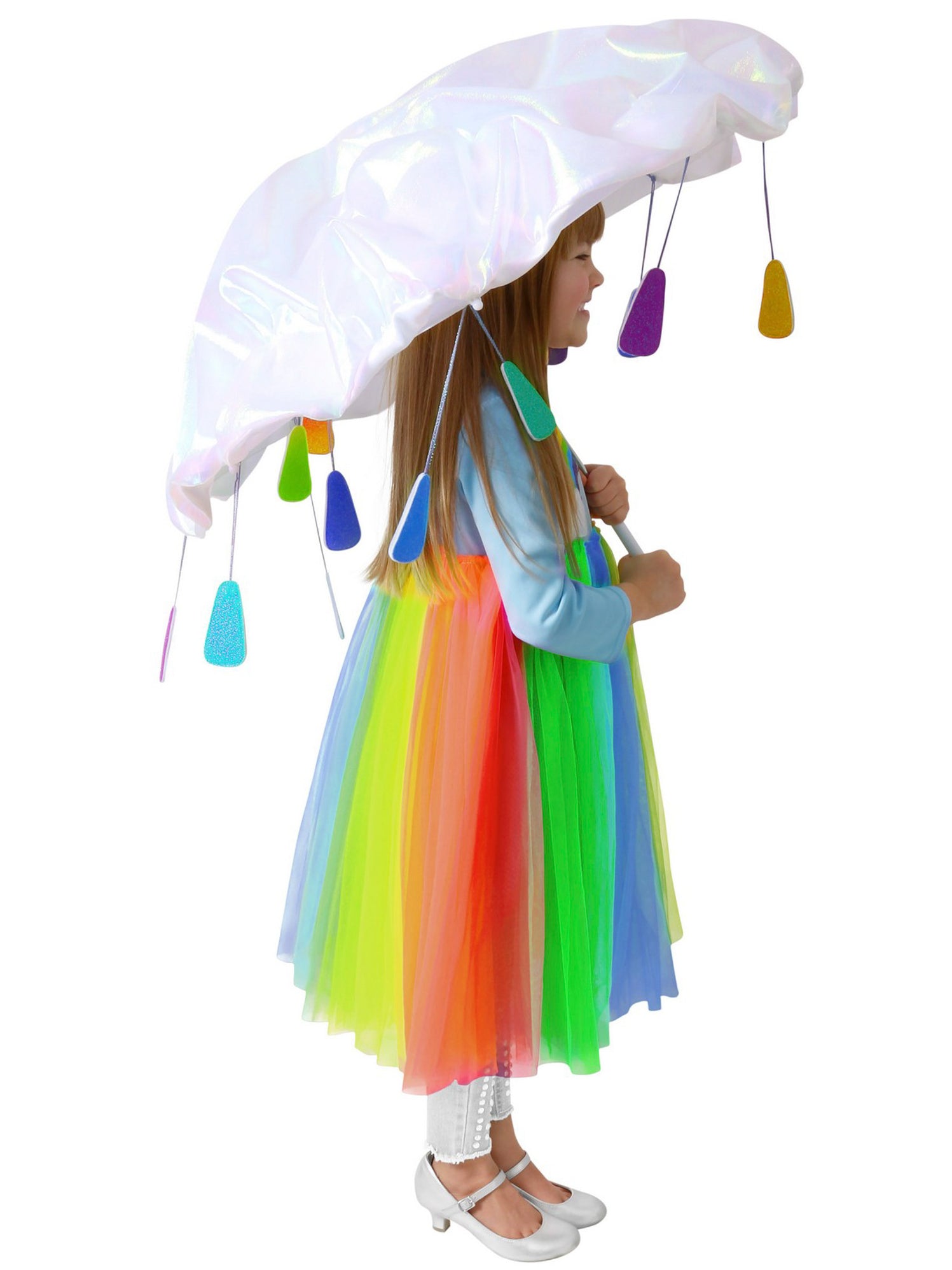 Girls Rainbow Raincloud Costume — Costume Super Center