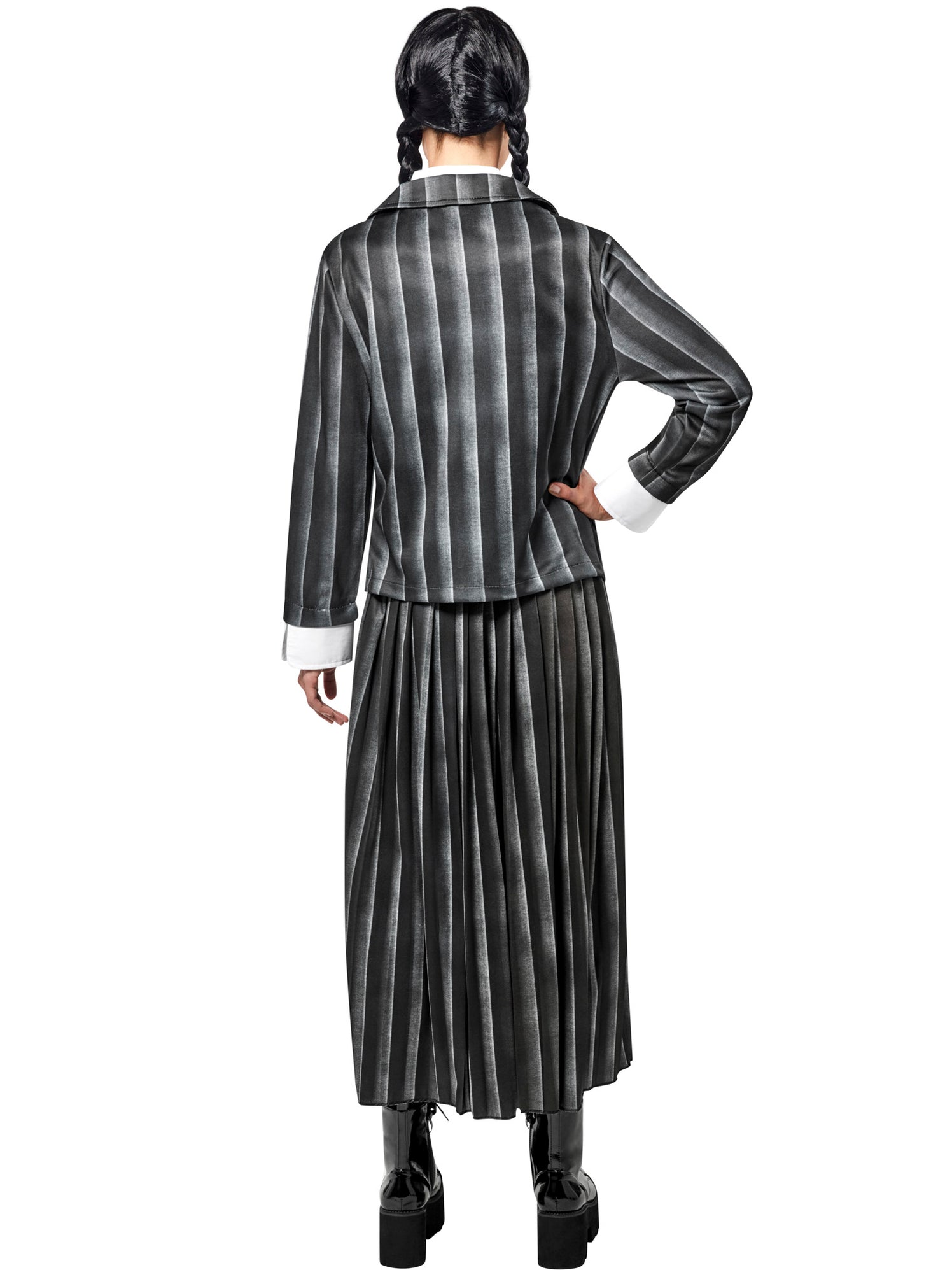 Women's Wednesday Addams Nevermore Academy Black School Uniform Costum ...