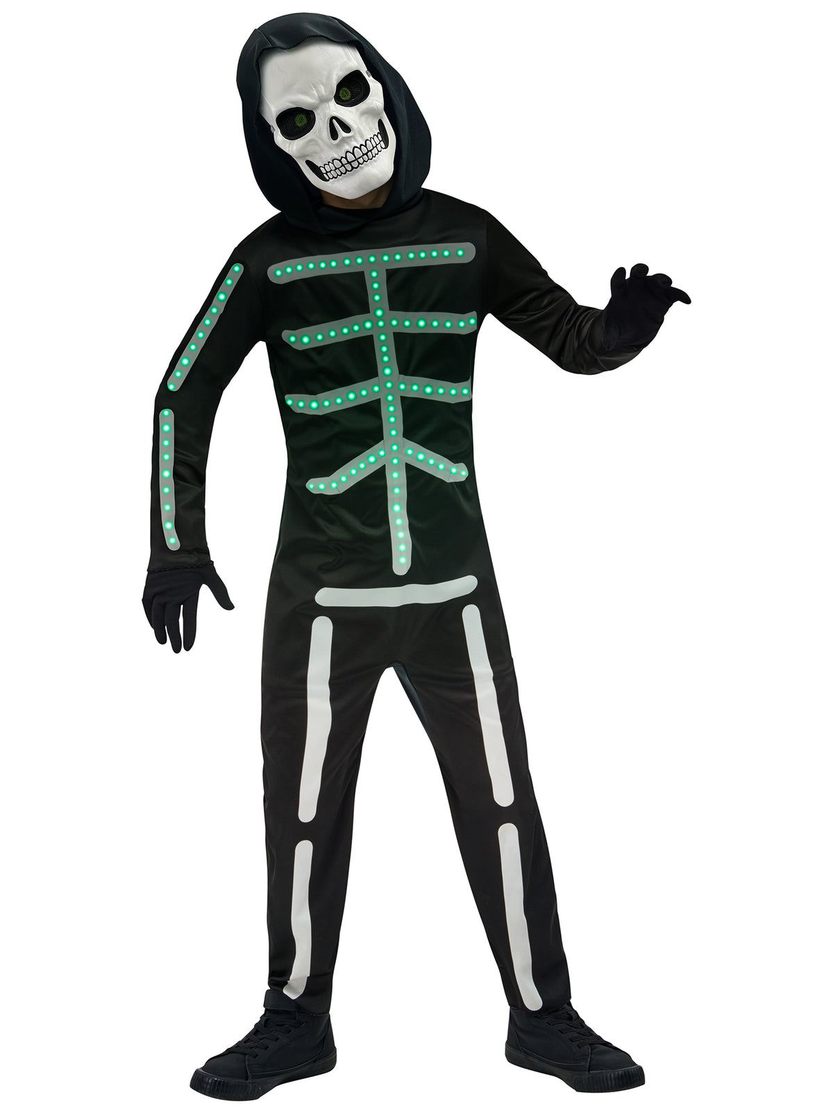 Boys' Skeleton Light Up Costume — Costume Super Center