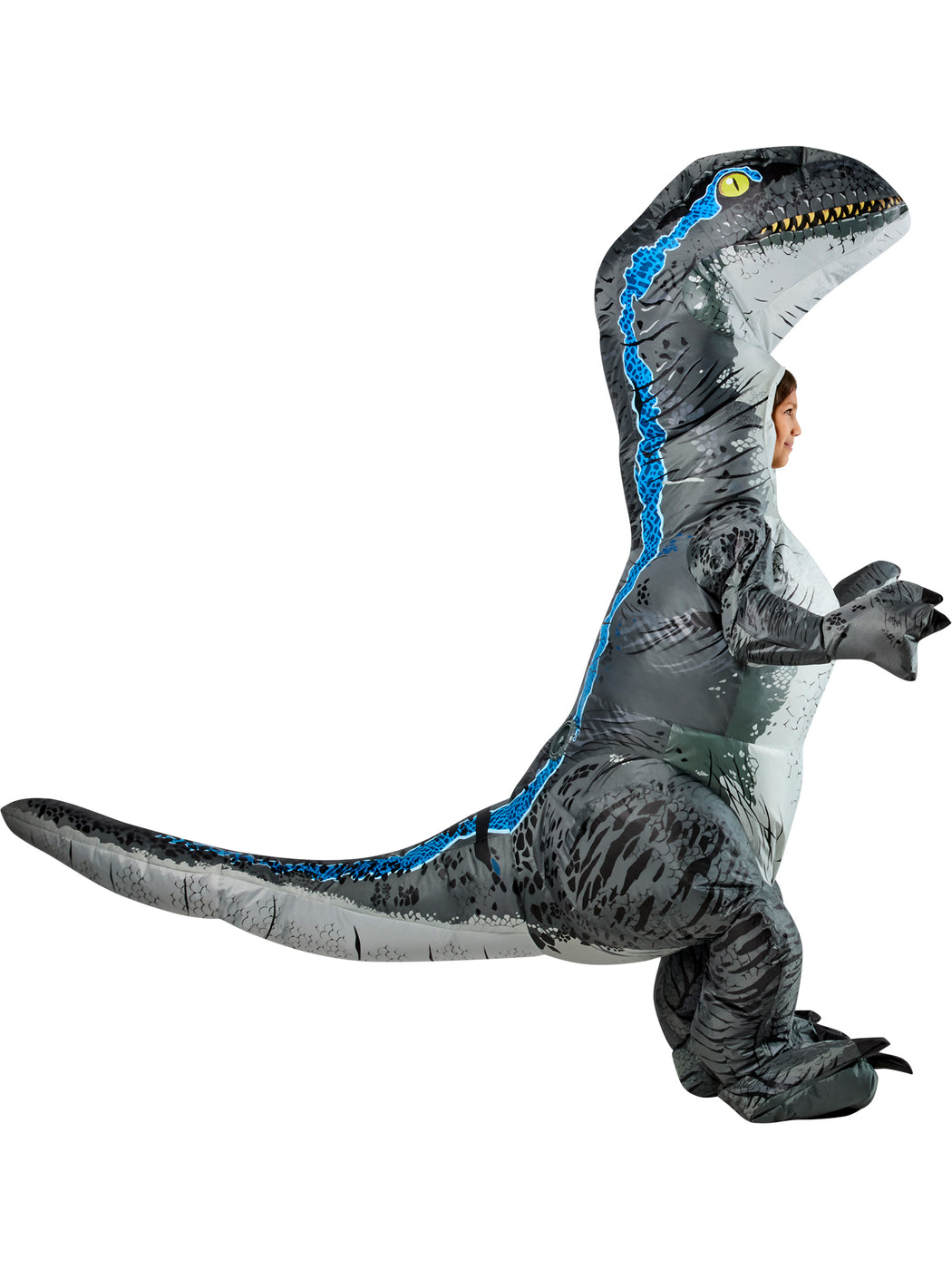 Kids' Jurassic World Blue Velociraptor Inflatable Costume — Costume ...