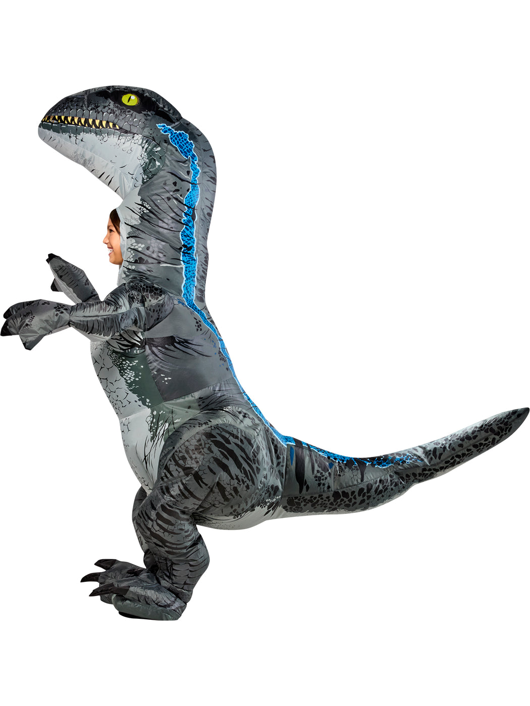 Kids' Jurassic World Blue Velociraptor Inflatable Costume — Costume ...
