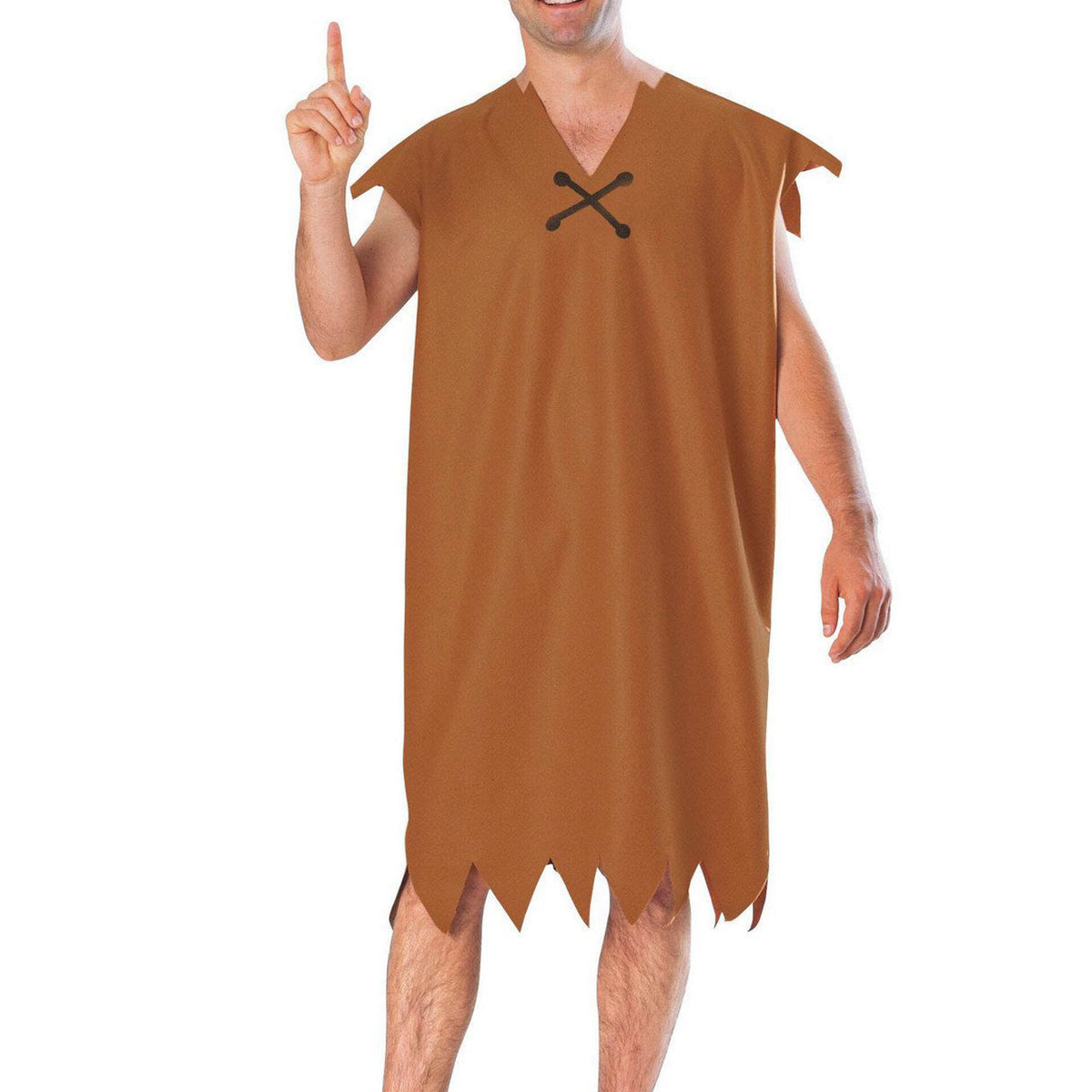Mens Barney Rubble Costume — Costume Super Center