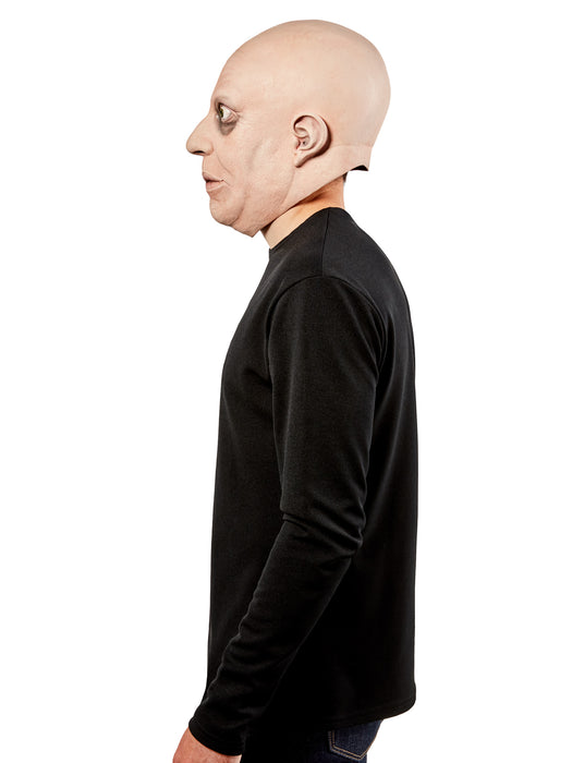 Men's The Addam's Family Uncle Fester Overhead Latex Mask - Deluxe ...