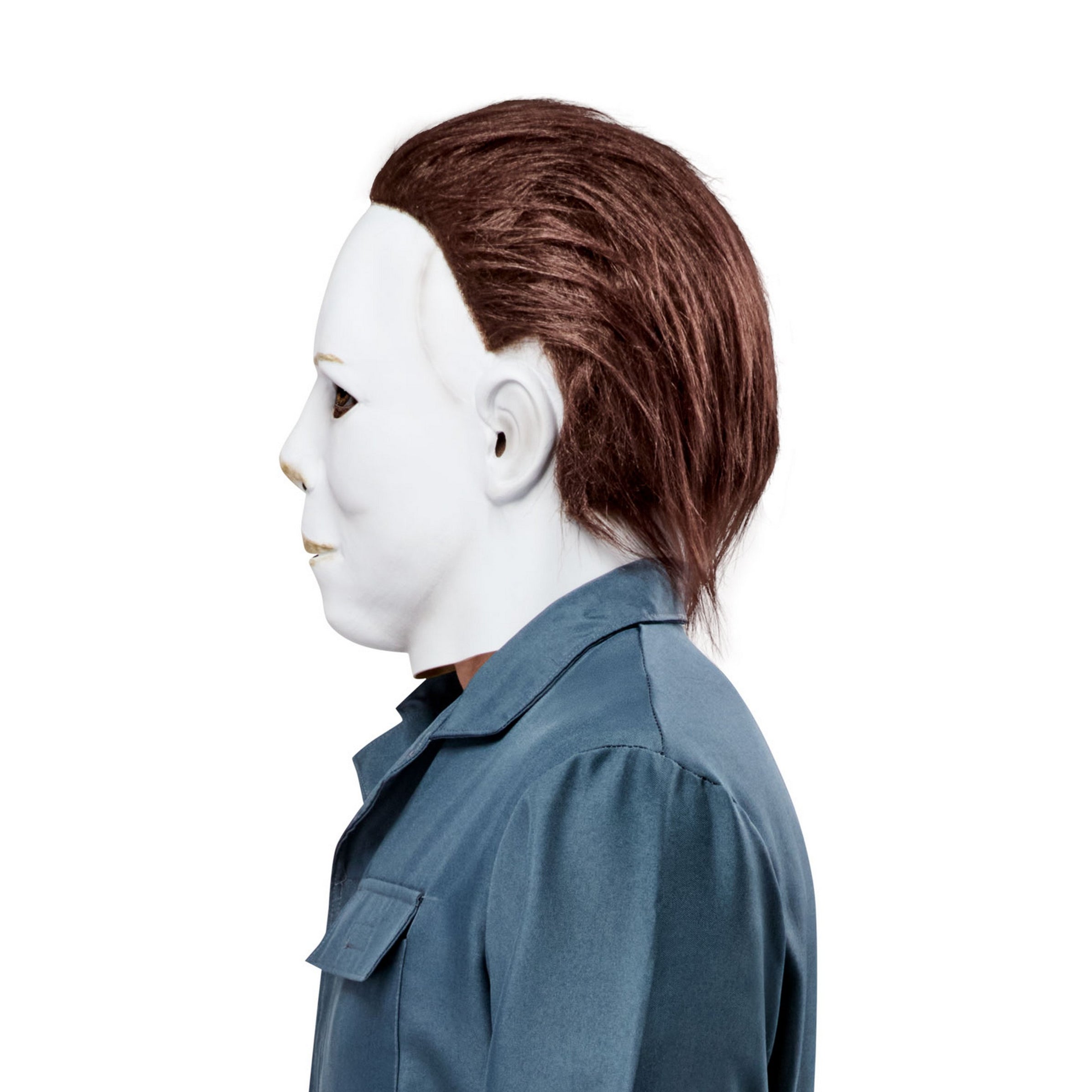 Men's Halloween 2 Michael Myers Overhead Latex Mask with Hair — Costume ...