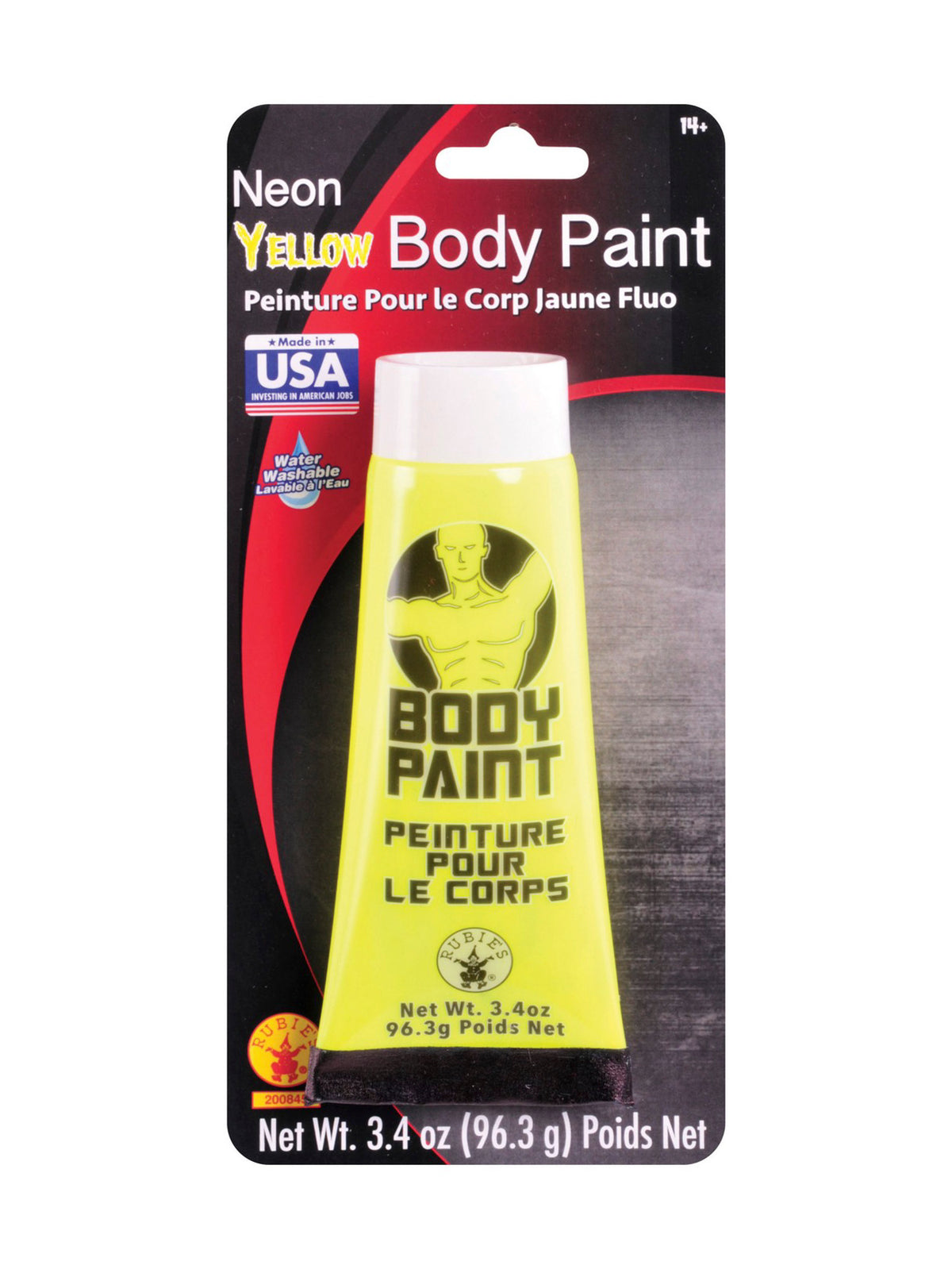 Neon Yellow Body Paint Make-Up — Costume Super Center