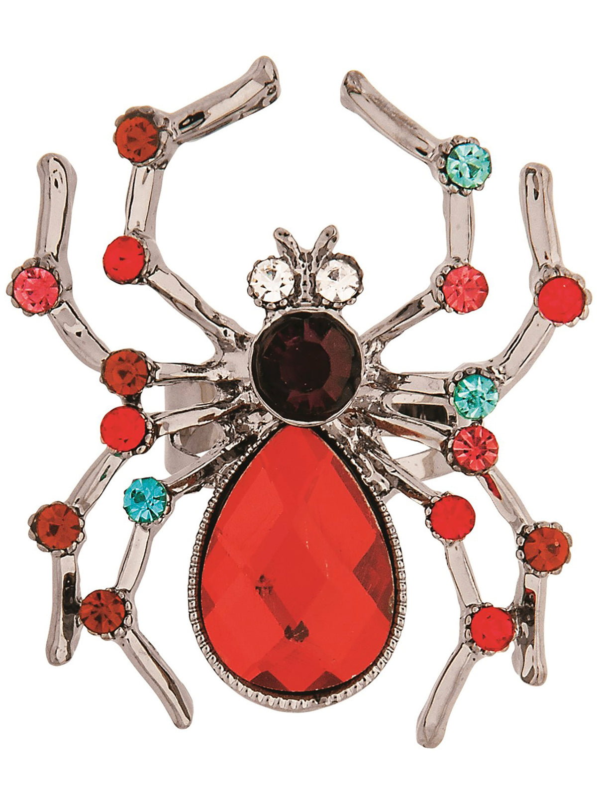 Adult Multi Color Spider Ring Accessory — Costume Super Center