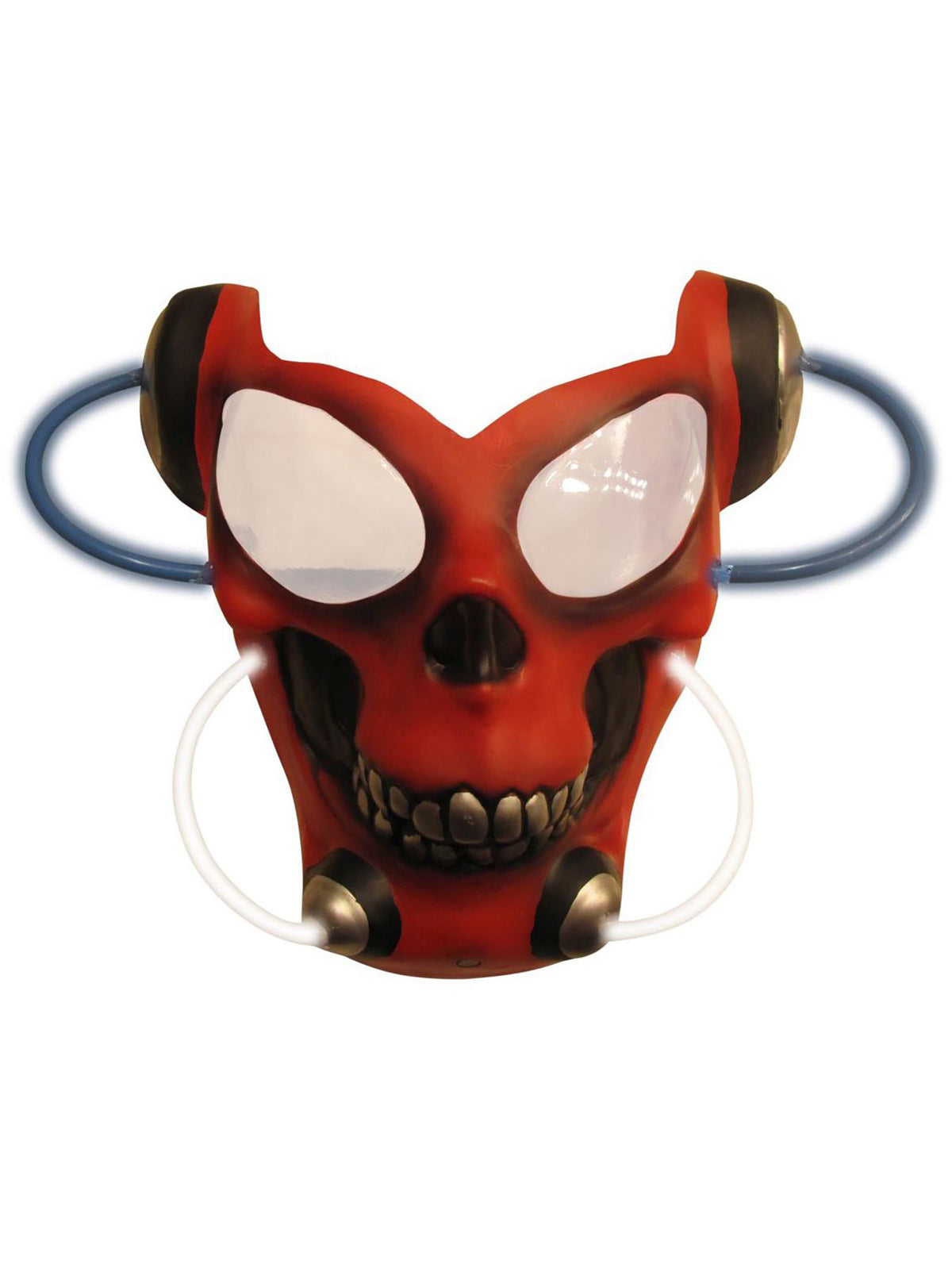 Adult Red Skull Light Up Mask — Costume Super Center