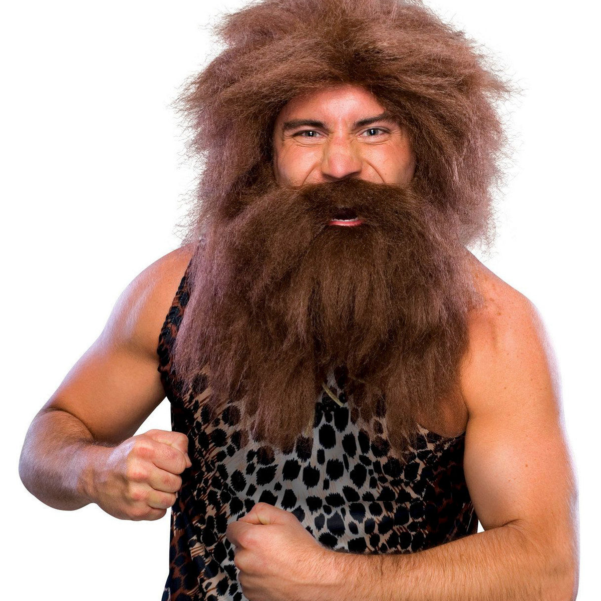 Caveman Brown Wig Costume Accessory — Costume Super Center